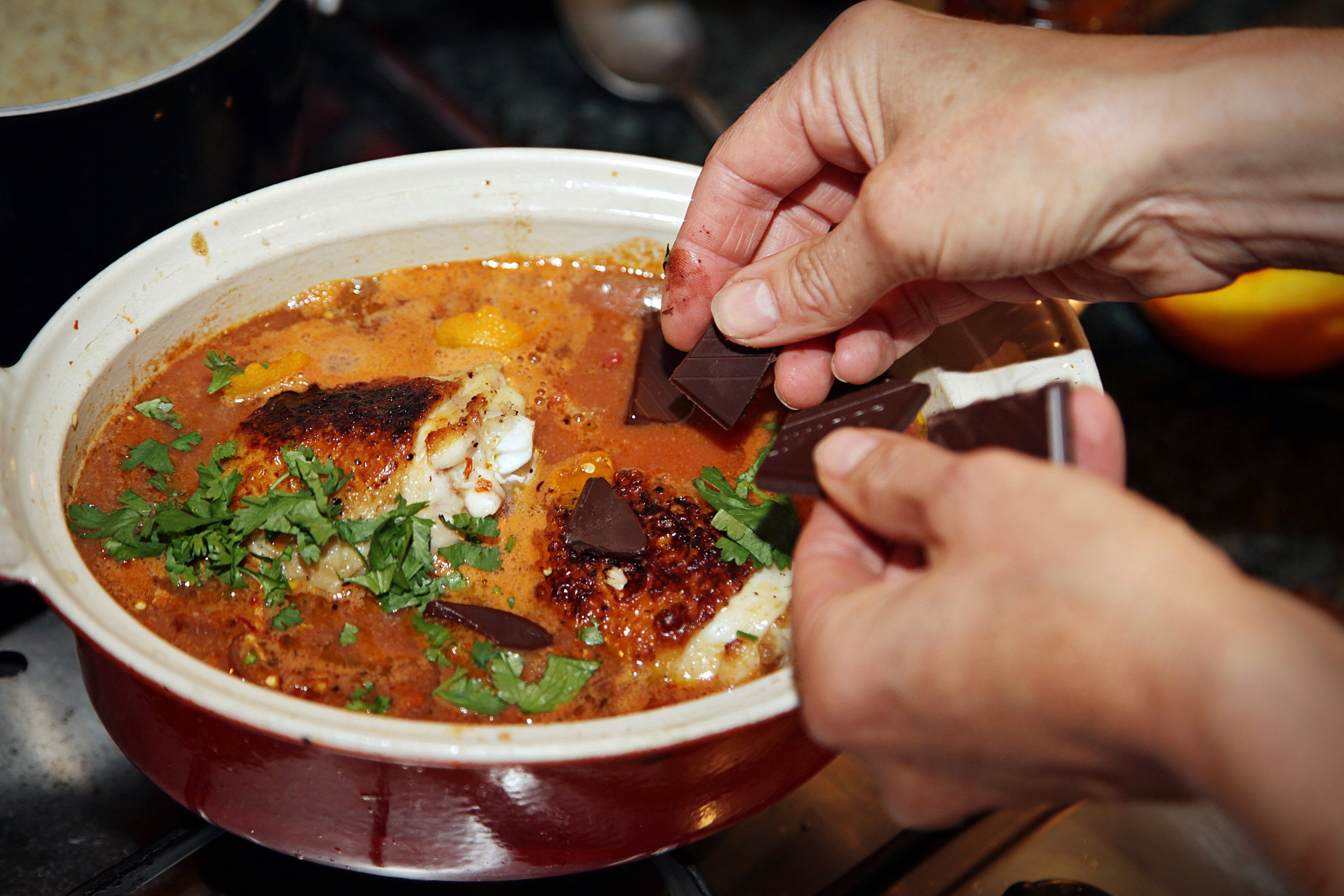 Spicy Chocolate Chicken